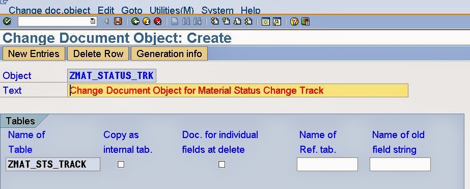 Creating SAP Change Document Object (SCDO):Using CDHDR & CDPOS Table for different applications ...
