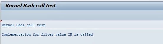 Kernel BAdI with Multiple use (Multiple Implementation) with Filter ...