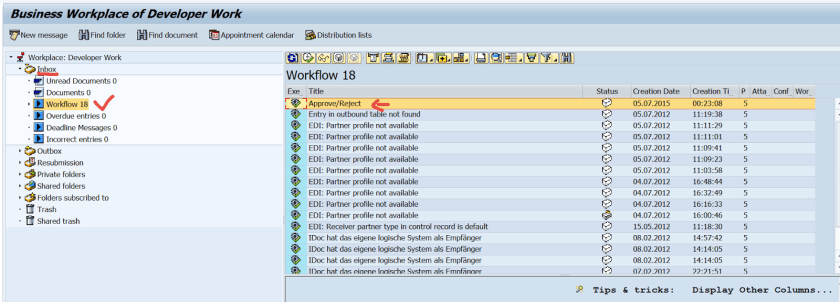 User Decision Step – SAPCODES