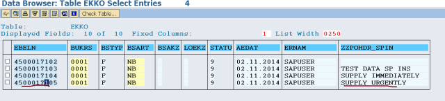 Screen Exit- ME21N/ME22N/ME23N- Header – SAPCODES