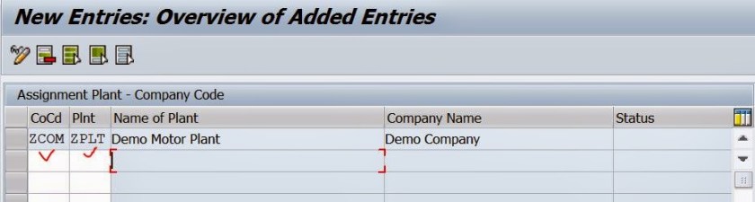 Creating a Plant, Storage Location & Shipping point & Linking them ...