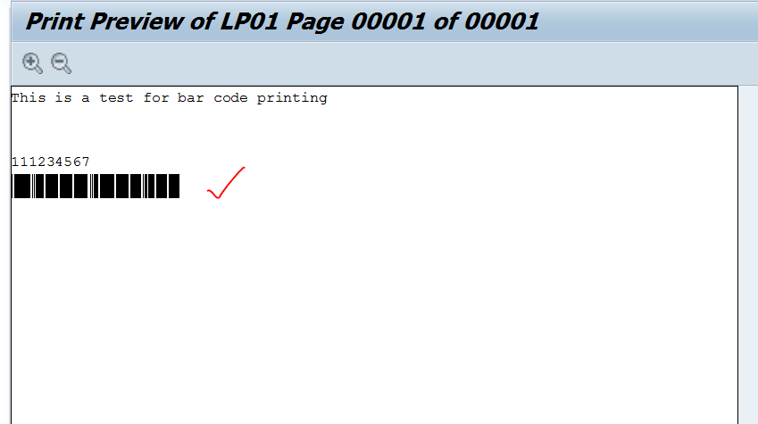 Bar Code in Script – SAPCODES