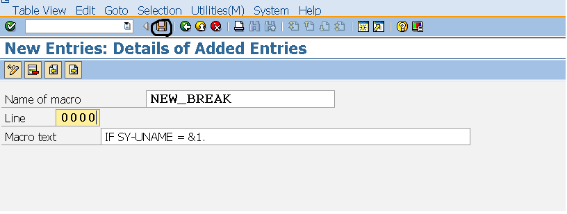 Global Macro – SAPCODES