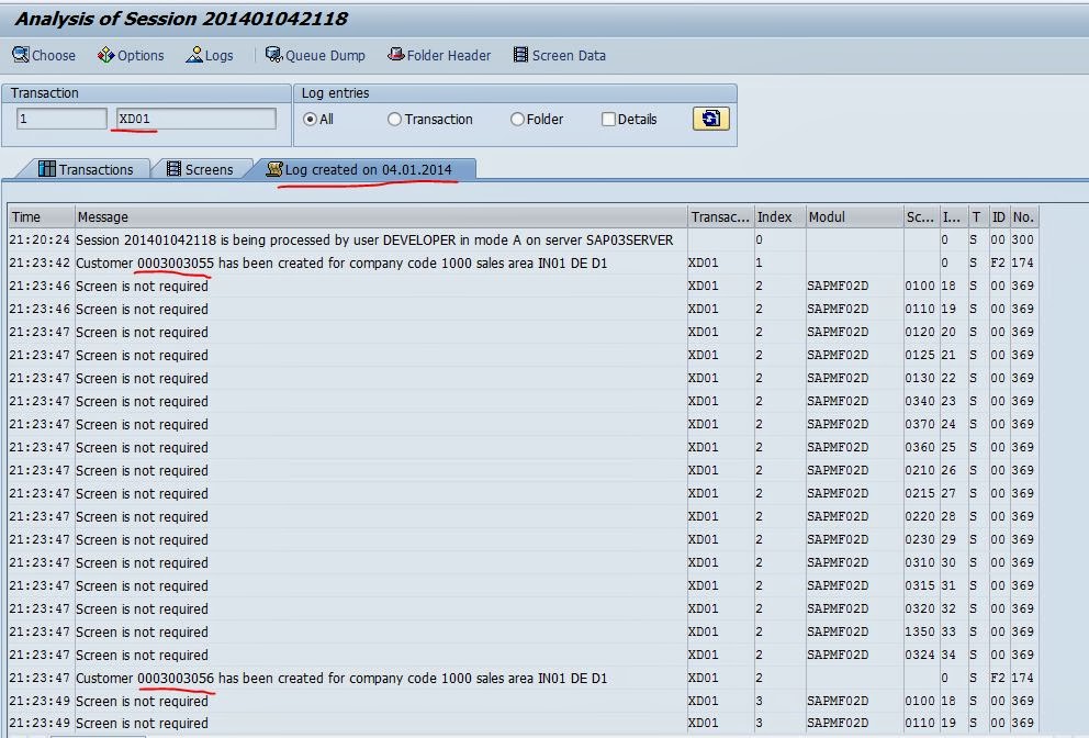 BDC Session Method – SAPCODES