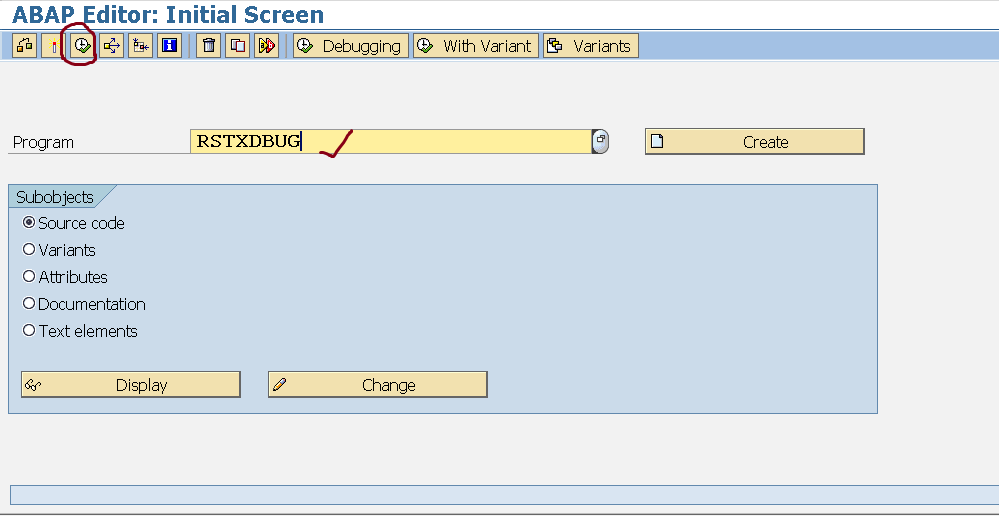 Debugging Script – SAPCODES