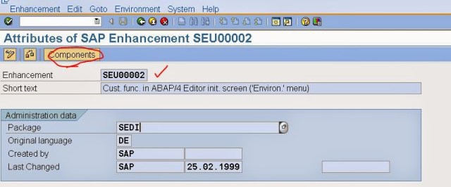 Menu Exit – SAPCODES