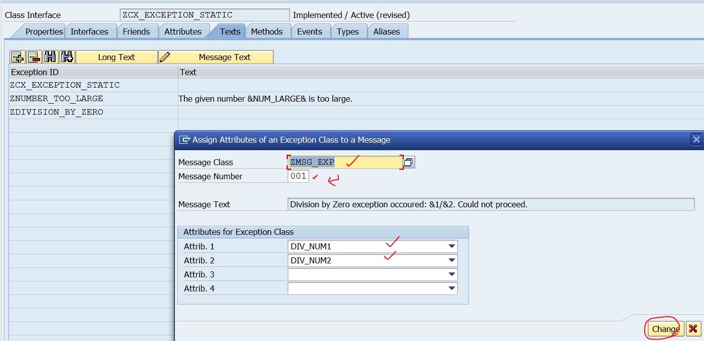 OO Exception-Message Class with Exception Class – SAPCODES
