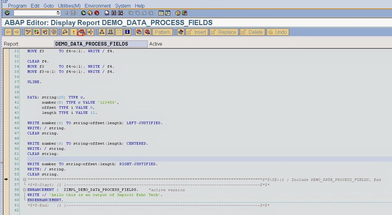 Implicit Enhancement – SAPCODES
