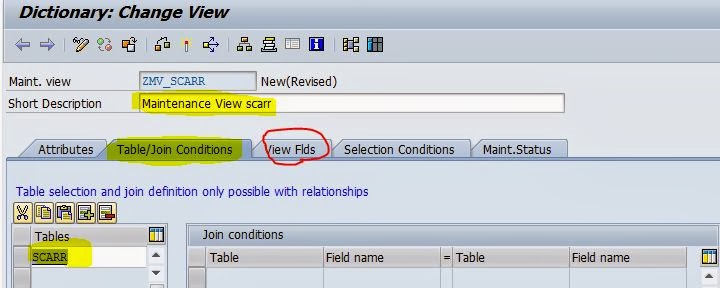 View Cluster – SAPCODES