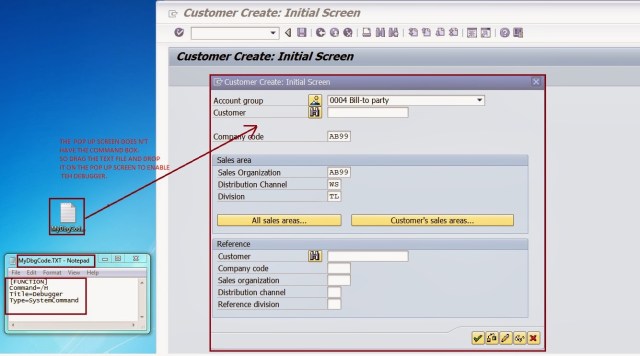Debugging a Pop Up Screen – SAPCODES