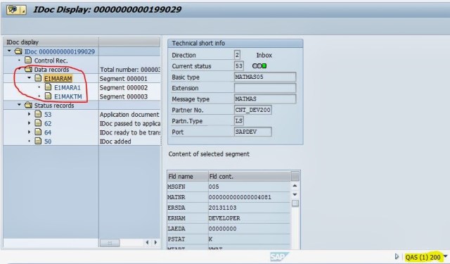 IDoc with Segment Filtering – SAPCODES