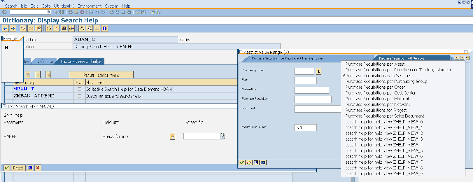 Append Search Help – SAPCODES