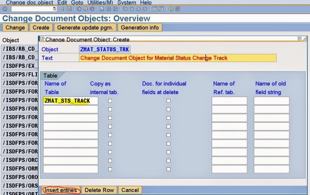 Creating SAP Change Document Object (SCDO):Using CDHDR & CDPOS Table for different applications ...