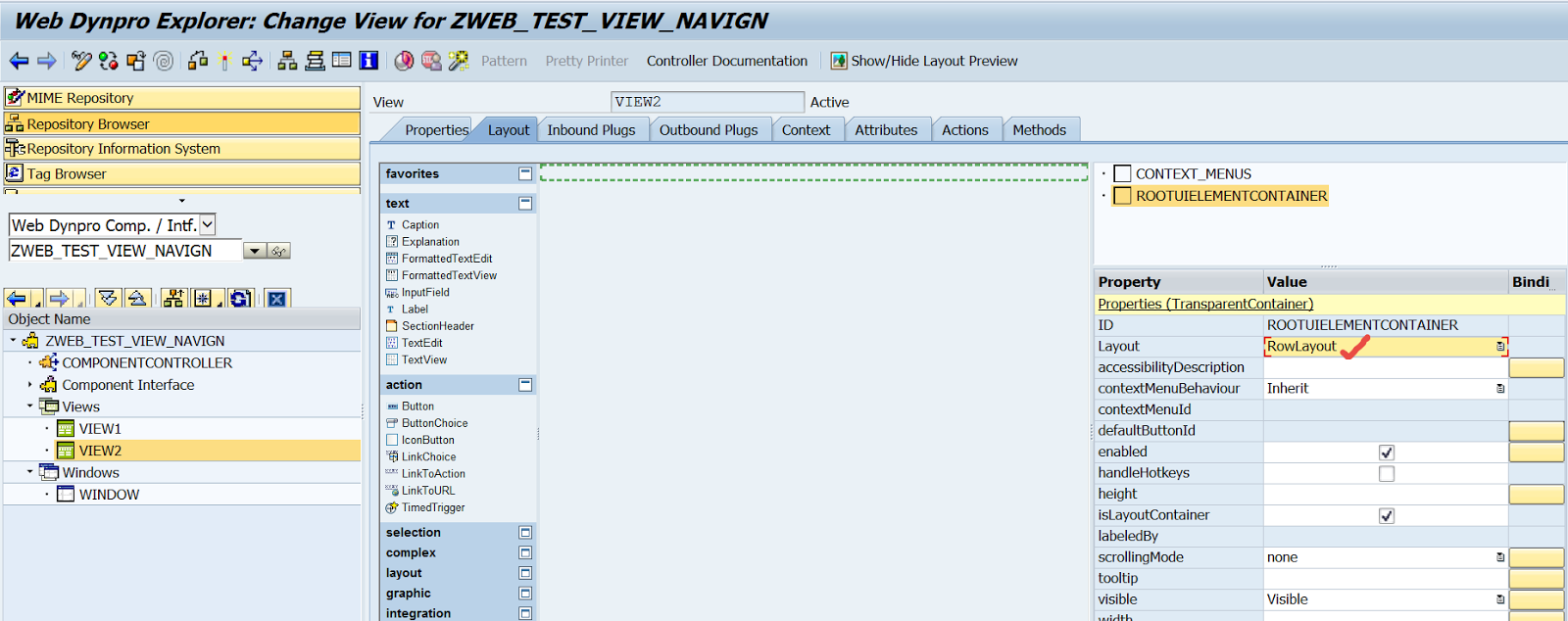 Navigating from one view to another view in a window – SAPCODES