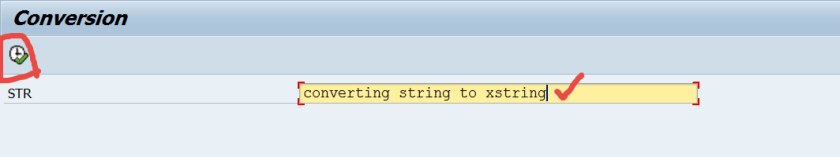 Conversions : XSTRING to STRING – SAPCODES