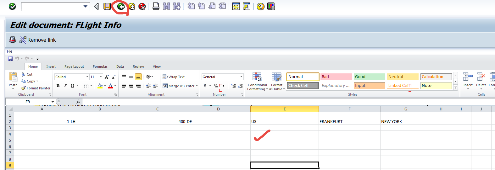 Document Template Creation Andwriting Container Data To It Sapcodes