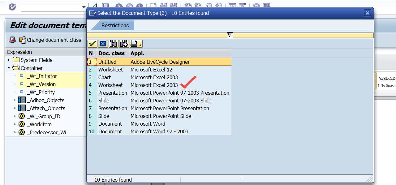 Document Template creation & Use in Work flow – SAPCODES