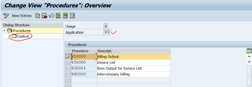 Creating a new Billing output type and assigning it to the output ...