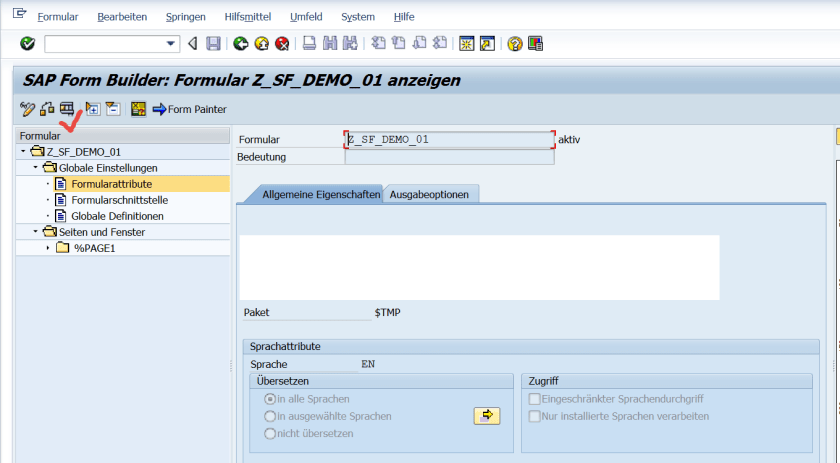 Translation In Smartform – SAPCODES