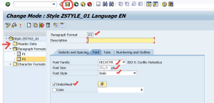 Creating Smartstyle & Using in Smartform – SAPCODES