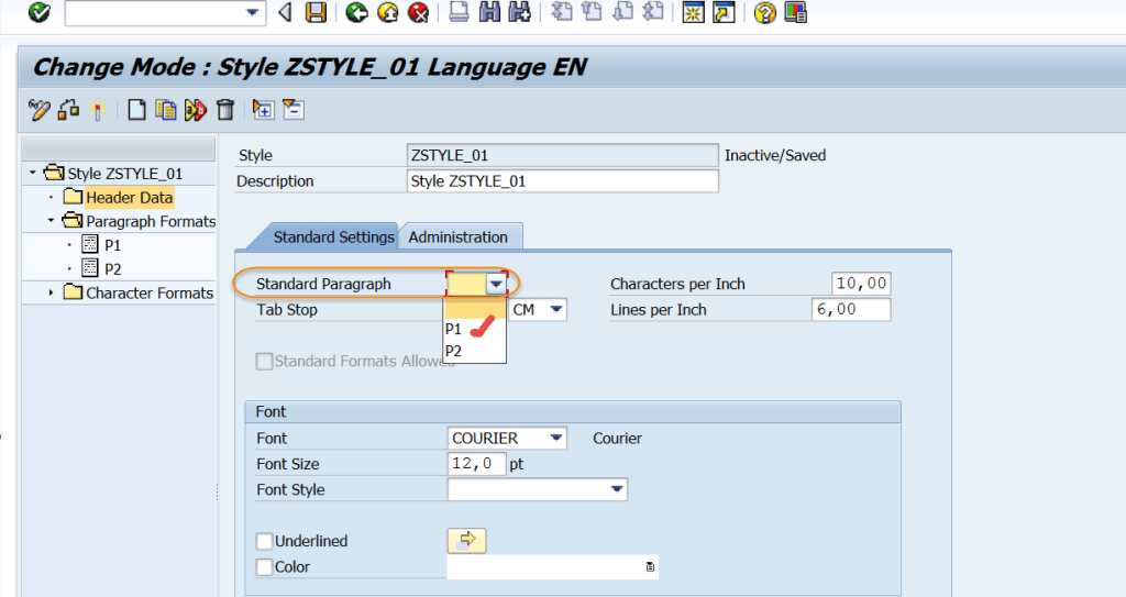 Creating Smartstyle & Using in Smartform – SAPCODES