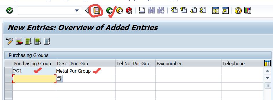 Creating Purchasing Group – SAPCODES