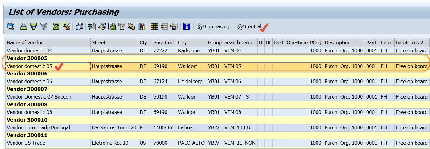 MM Report- Vendor List – SAPCODES