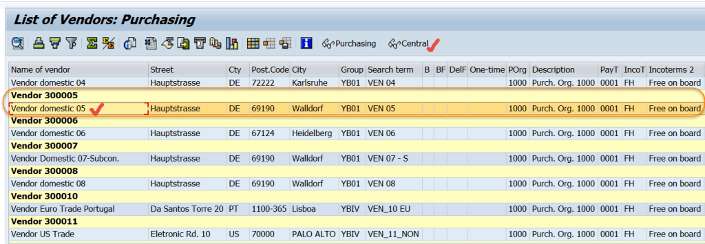 MM Report- Vendor List – SAPCODES