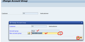 Changing Customer Account Group – SAPCODES
