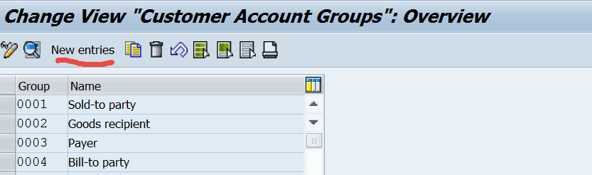 Creating Customer Account Group – SAPCODES