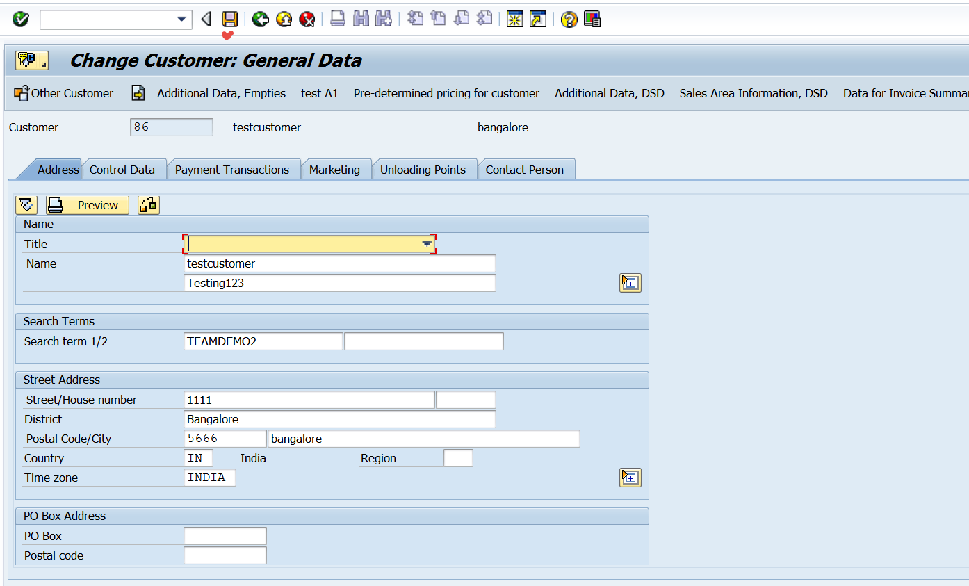 Changing Customer Account Group – SAPCODES