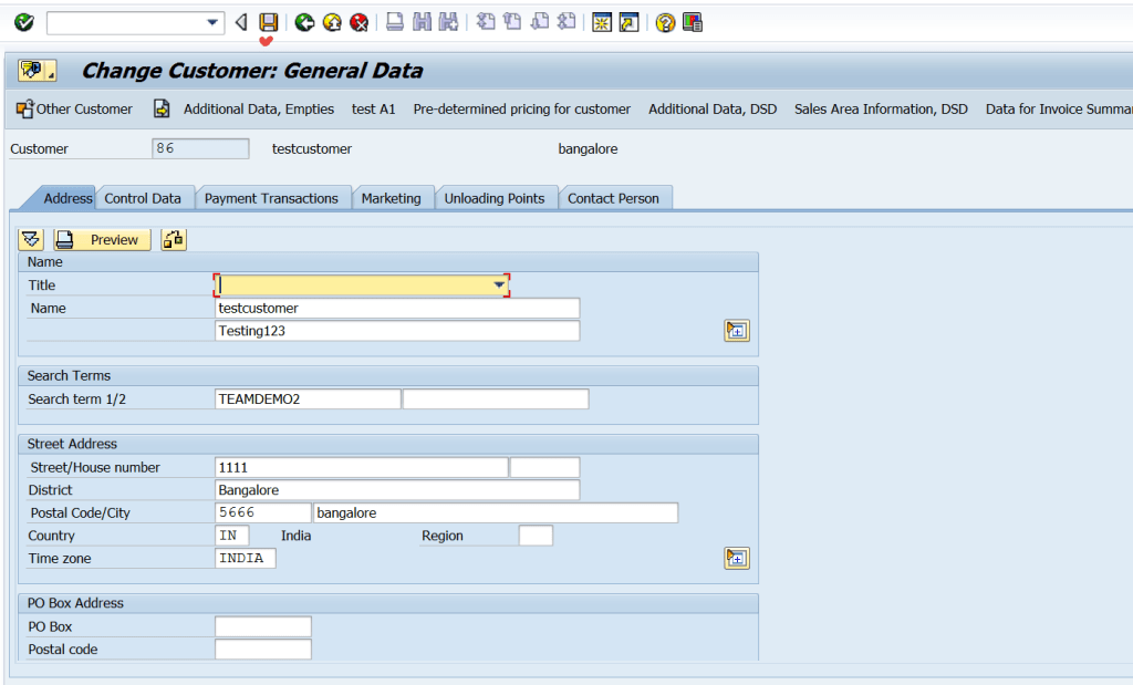 Changing Customer Account Group – SAPCODES
