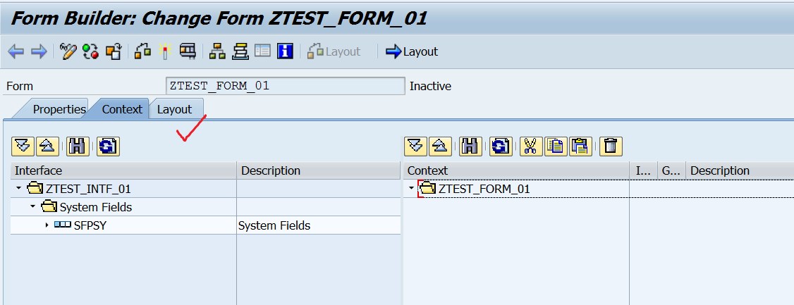 First Simple Adobe Form – SAPCODES