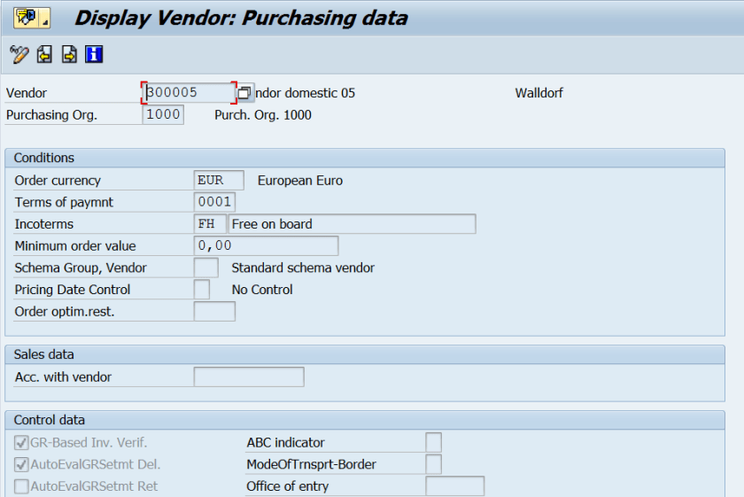 MM Report- Vendor List – SAPCODES