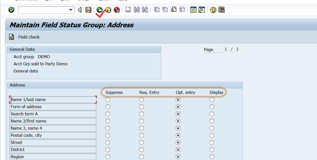Creating Customer Account Group – SAPCODES