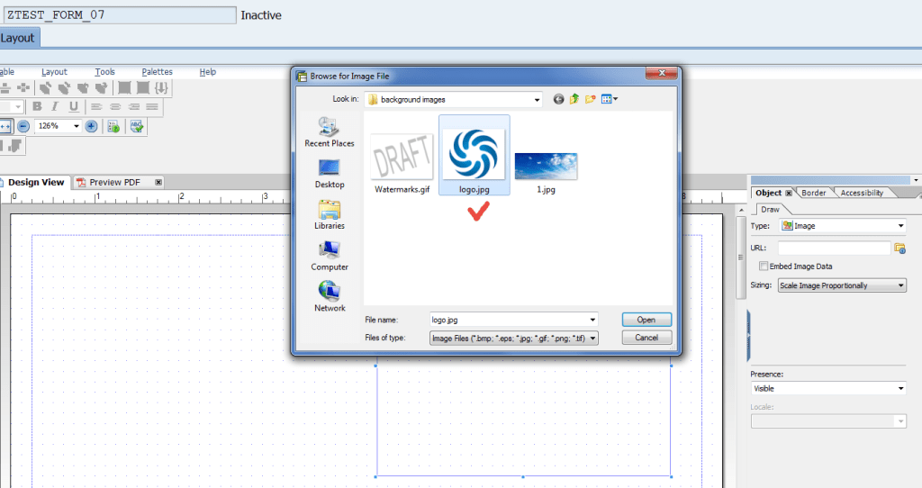 Displaying Image & Background Image in Adobe Form – SAPCODES