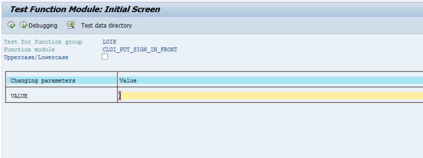 Function Module that puts -ve sign in front of the number – SAPCODES