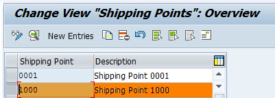 Process to determine shipping point in SD – SAPCODES