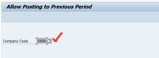 Transaction Code to display current open posting period & allow posting ...
