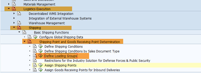 Process to determine shipping point in SD – SAPCODES