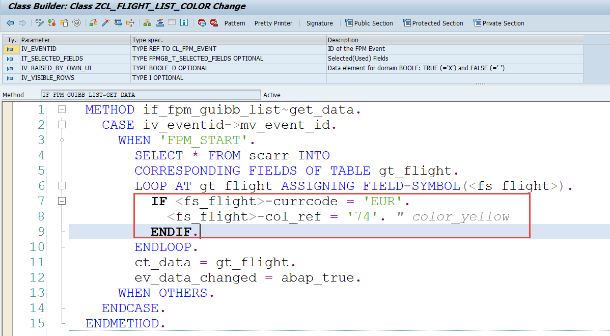 FPM OVP Application- Cell Coloring in List UIBB – SAPCODES
