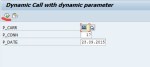 Dynamic call to FM with PARAMETER-TABLE – SAPCODES