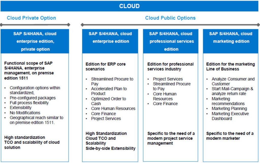SAP S/4 HANA Deployment Options – SAPCODES