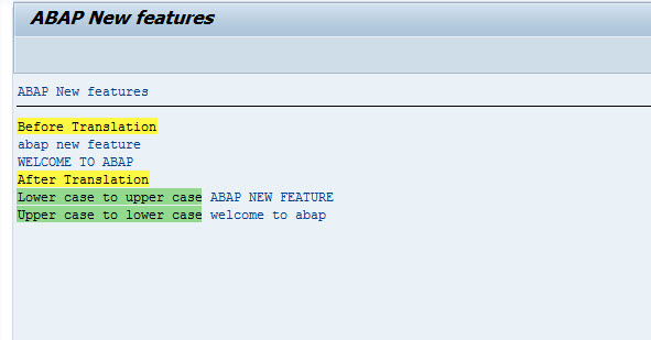 ABAP new CASE functions – SAPCODES