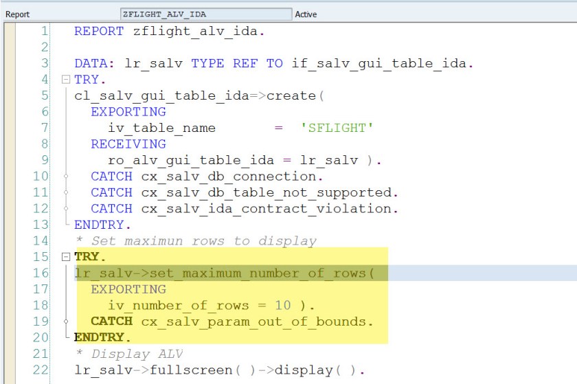 ALV with IDA(ALV on HANA)-3 – SAPCODES