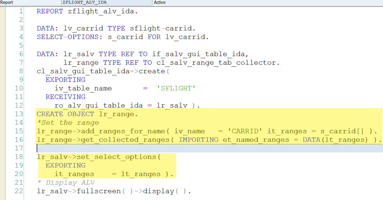 ALV with IDA(ALV on HANA)-7 – SAPCODES