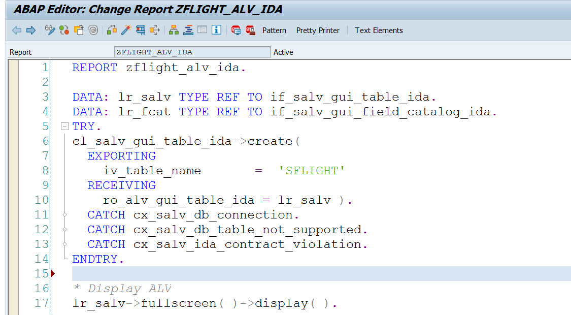 ALV with IDA(ALV on HANA)-5 – SAPCODES