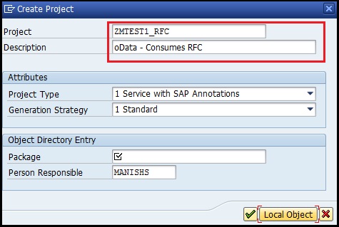 oData service which consumes RFC – SAPCODES