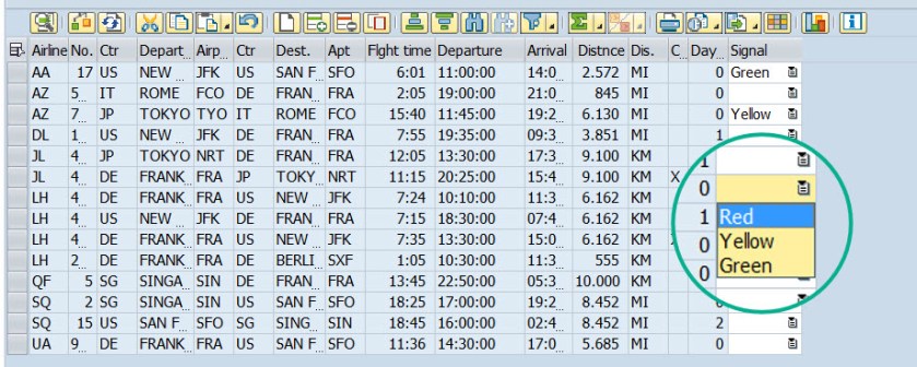 ALV with List Box – SAPCODES