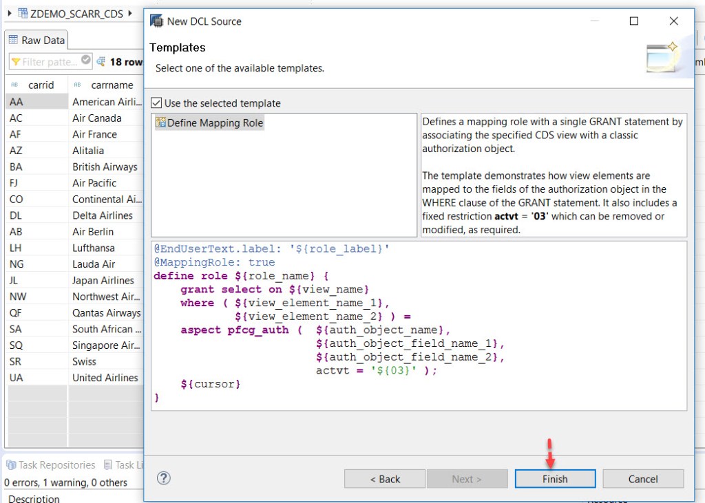 Access Control(DCL) in CDS View – SAPCODES